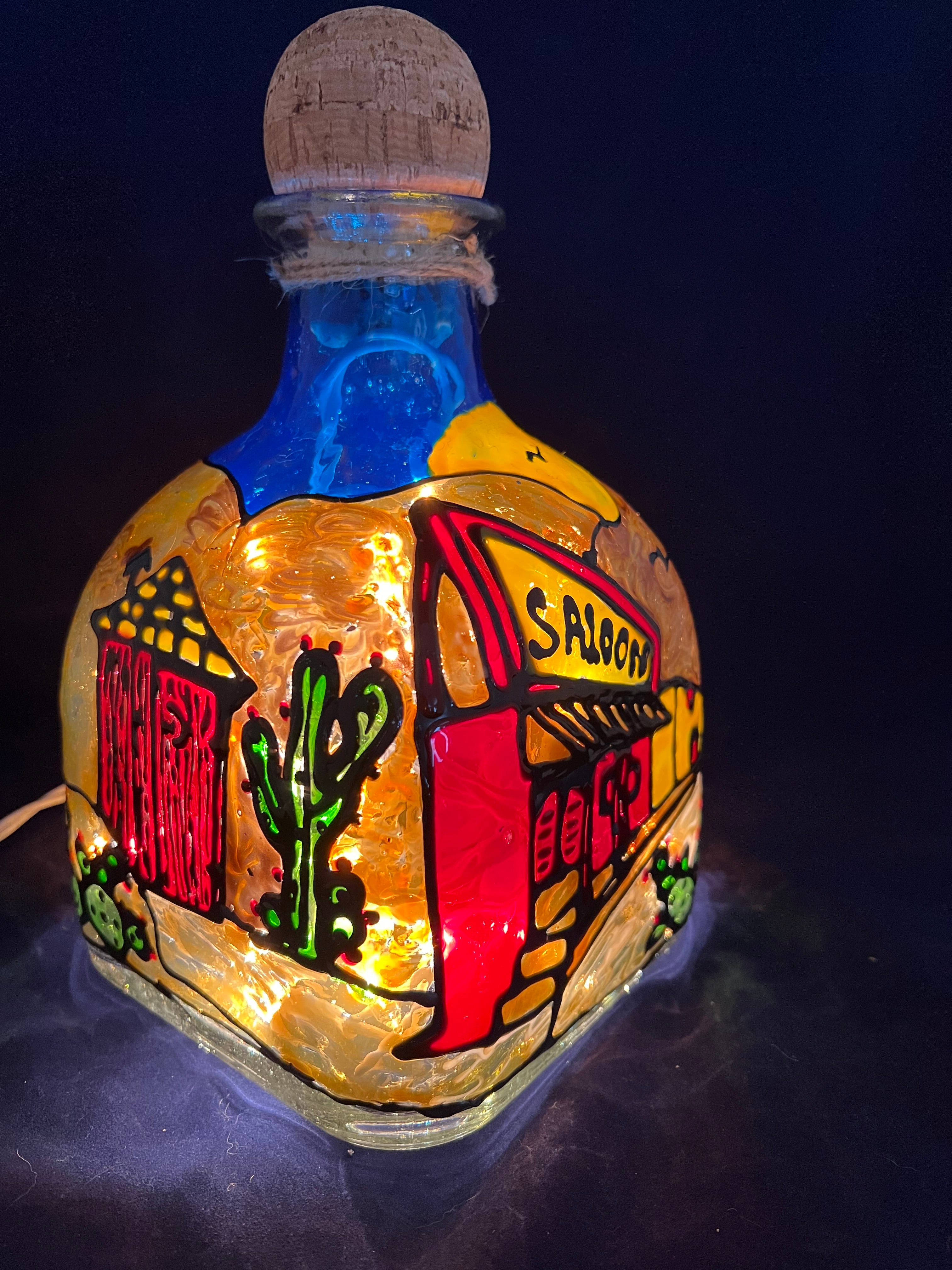 Large Patron bottle Saloon – Creative Expressions By Joy